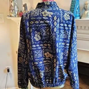 Vintage | Jackets & Coats | Vintage Uzzi Made In Usa Hawaiian Floral ...